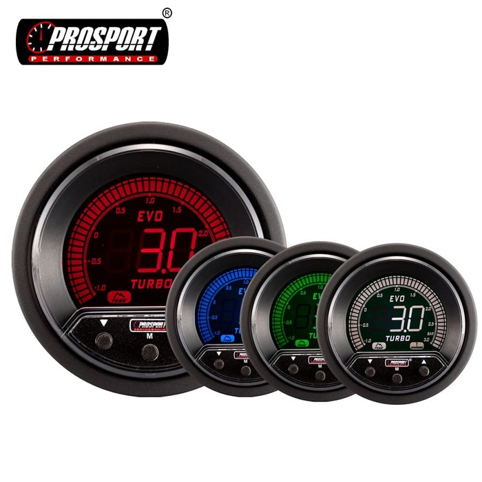 Prosport Evo 52/60mm Μπαρόμετρο :: Turbo Lab